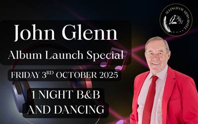 John Glenn Special - 1 Night B&B and Friday Dancing…